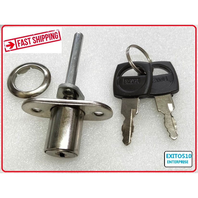 Cabinet Drawer Front Lock furniture cylinder/ cam lock/ kunci laci ...