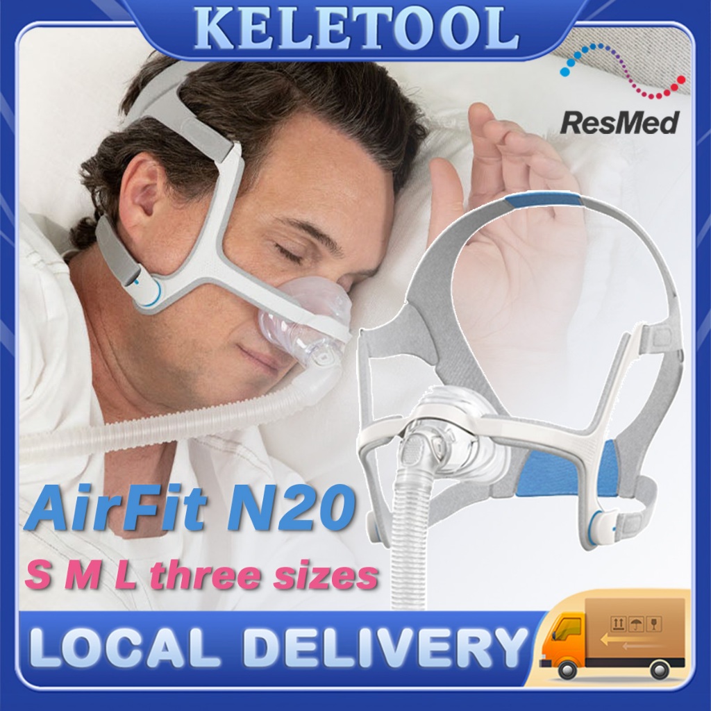 Resmed AirFit N20 Nasal CPAP Mask Face CPAP Mask Mouth And Nose Mask Comfortable Silent Sleep ...