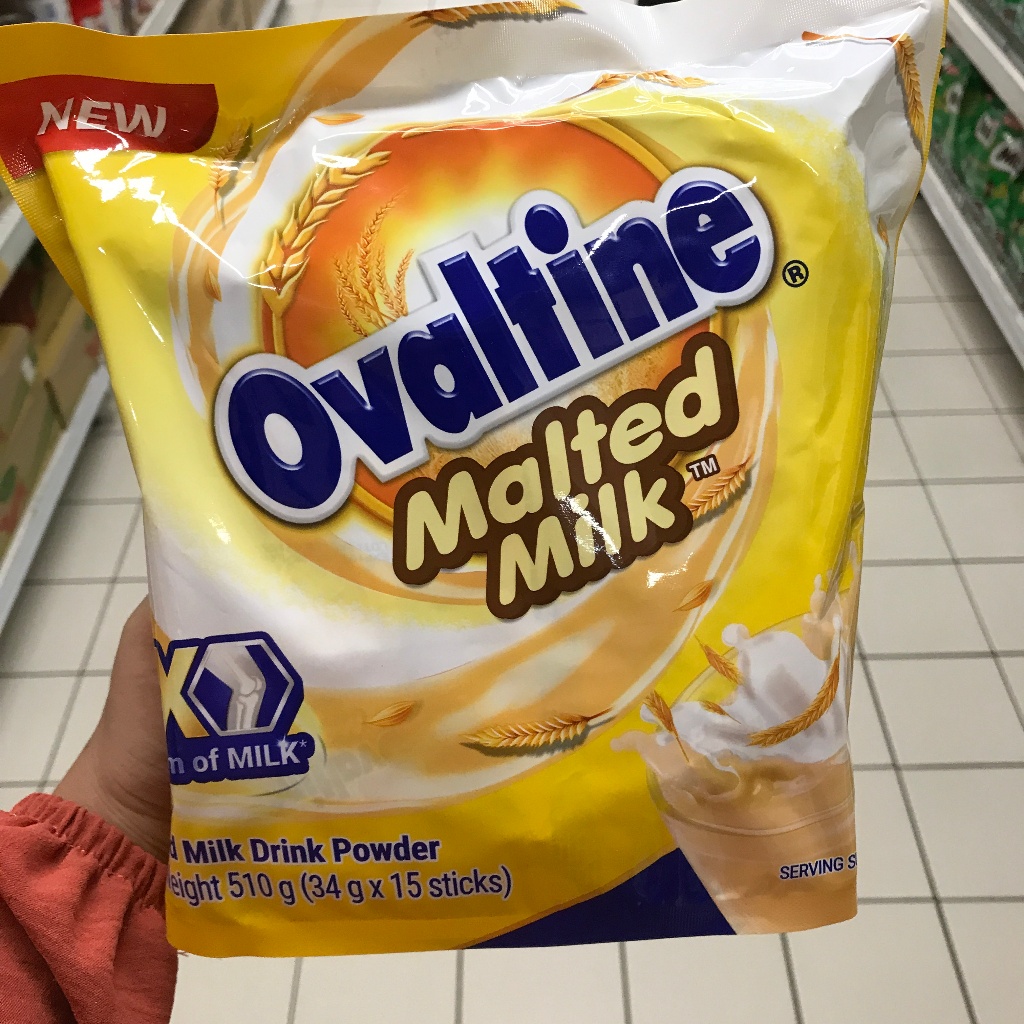 Ovaltine Malted Milk Malted Drink Powder 34g X 15s 2xCalcium of Milk ...