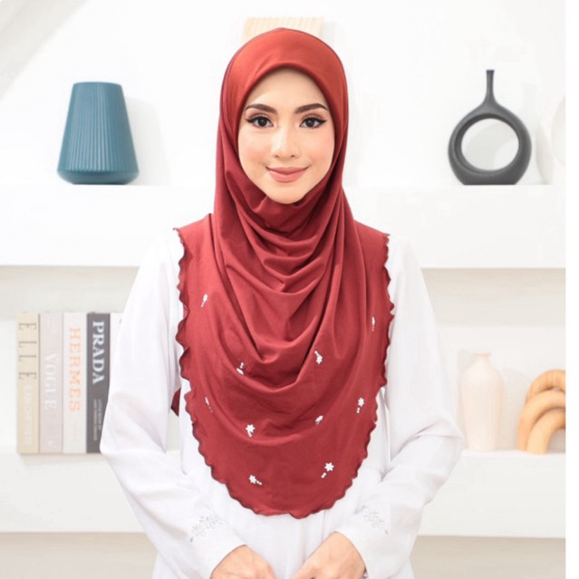 ALNOOR Embroidered Sarong Hijab | Latest Sarong Hood | Muslimah ...