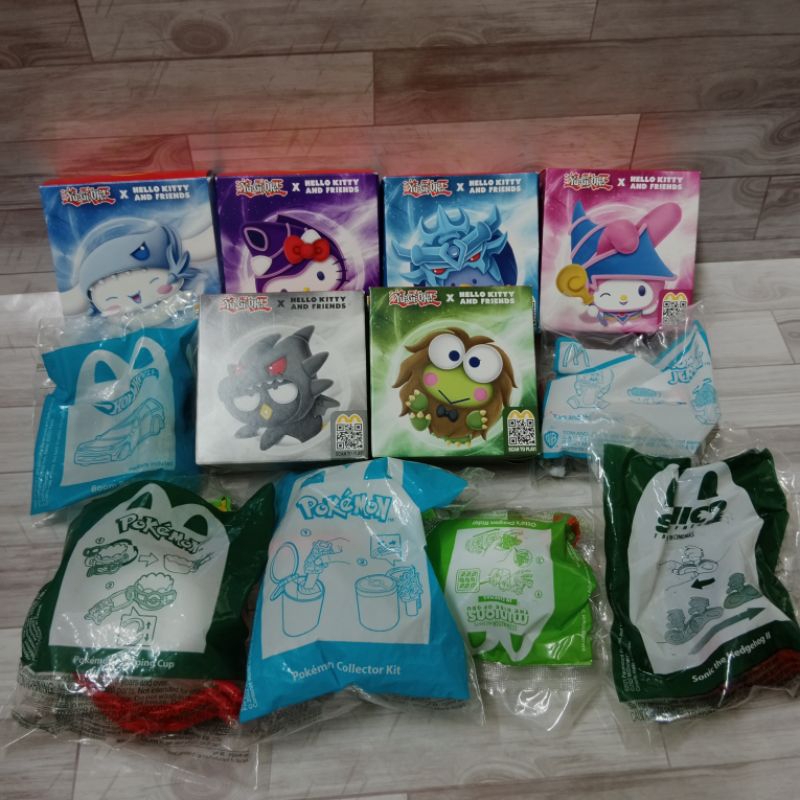 macdonald product toy happy meal mcd playset pokemon DC card wiltopia ...