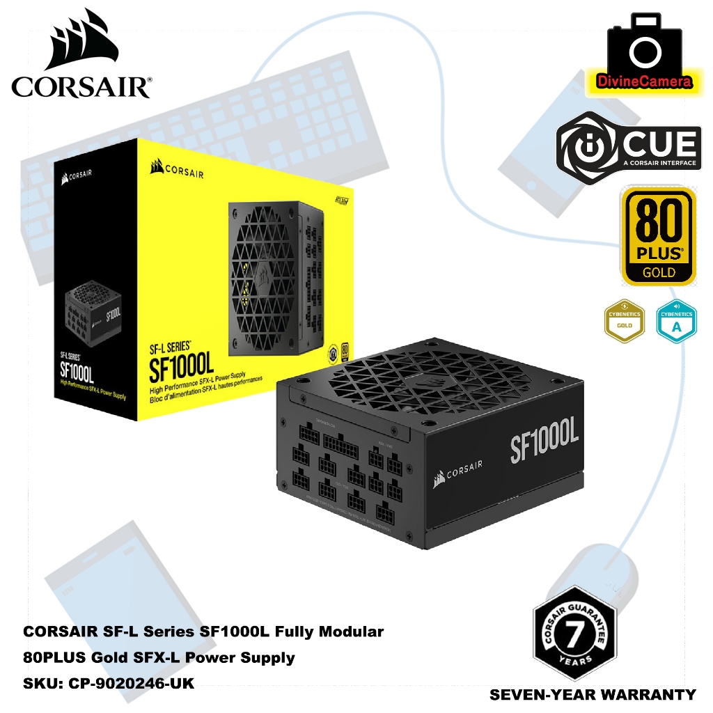CORSAIR SF-L Series SF1000L Fully Modular 80PLUS Gold SFX-L Power ...