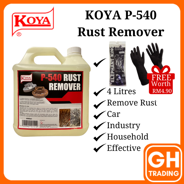 Rust Remover 4L Wash Rust Lost Rust P540 | Shopee Singapore
