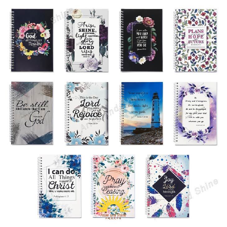 [Soft Cover Journal]笔记本 Christian notebook with bible verses 基督教礼品/圣经经文 ...