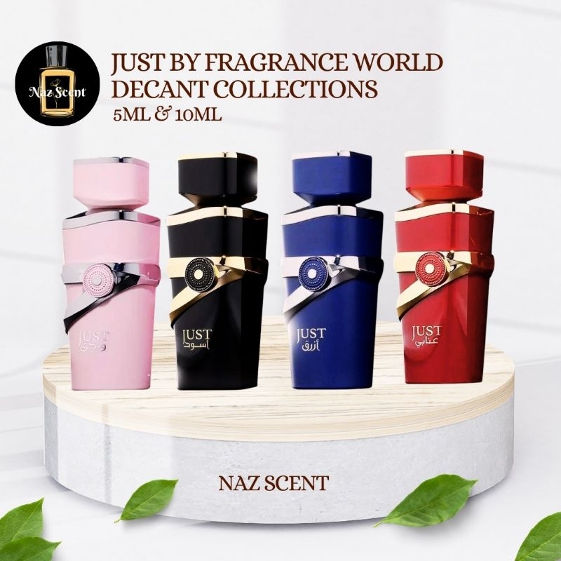 Just Fragrance World Decant Collections ( Aswad / Wardi / Anabi / Azraq ...