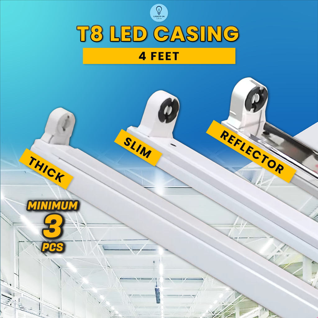 4ft T8 LED Tube Slim Casing Housing Sarang Lampu LED Casing Lampu ...