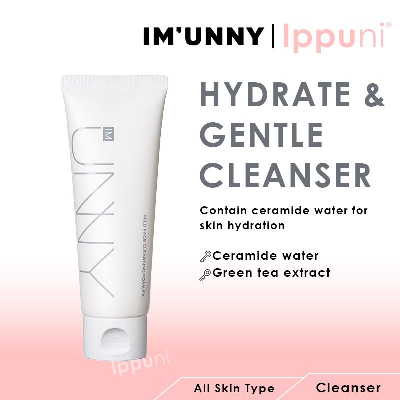 [SHORT EXPIRY] Exp 7 Aug 2025] IM UNNY Moisture Face Cleansing Foam (Mild face cleansing foam Ex ...