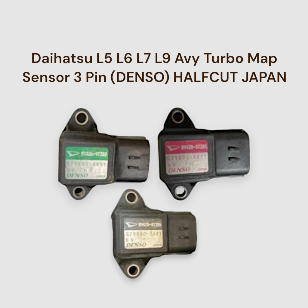 Daihatsu L5 L6 L7 L9 Avy Turbo Map Sensor 3 Pin (DENSO) HALFCUT JAPAN | Shopee Singapore