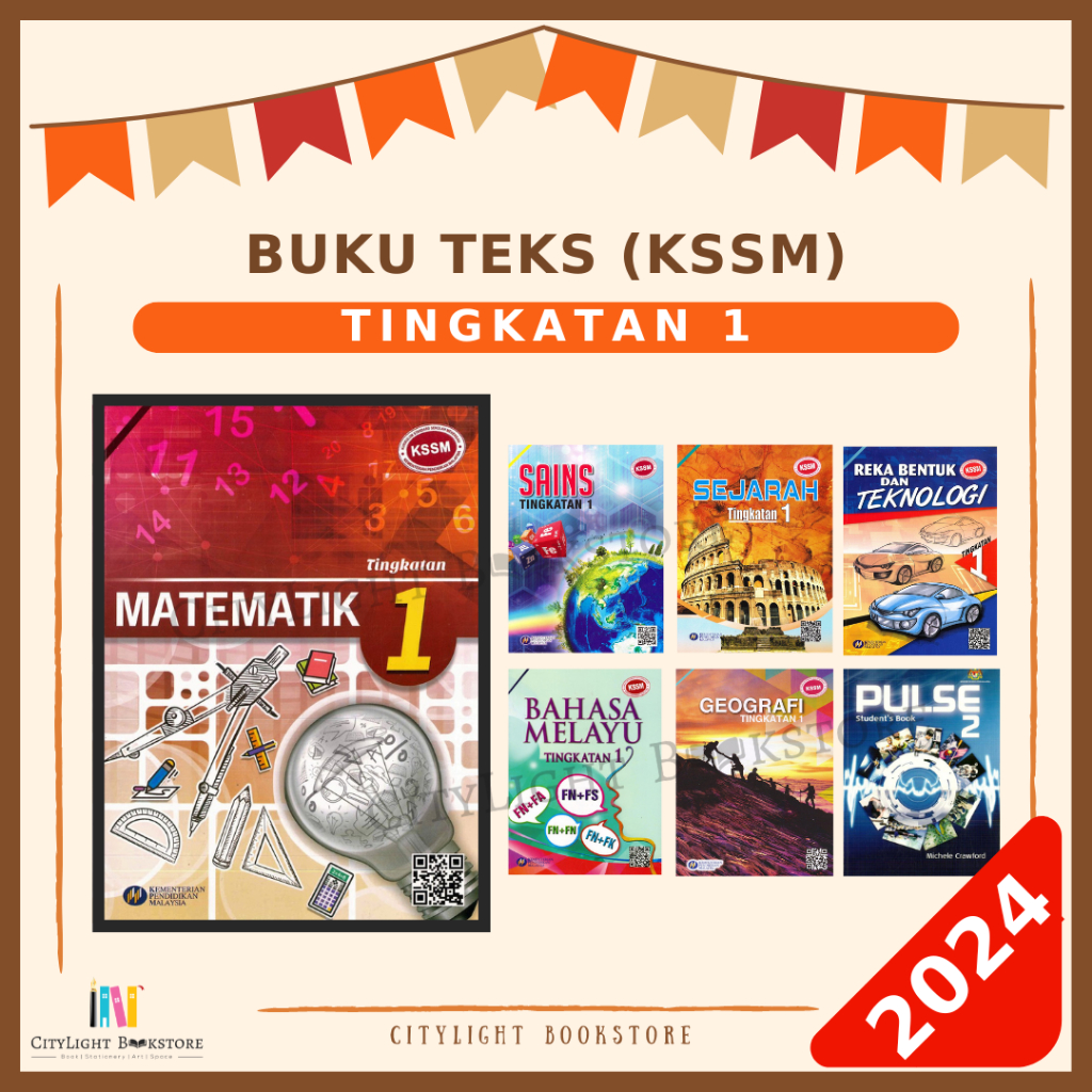 [CITYLIGHT] Textbook: KSSM Form 1 Textbook | Shopee Singapore