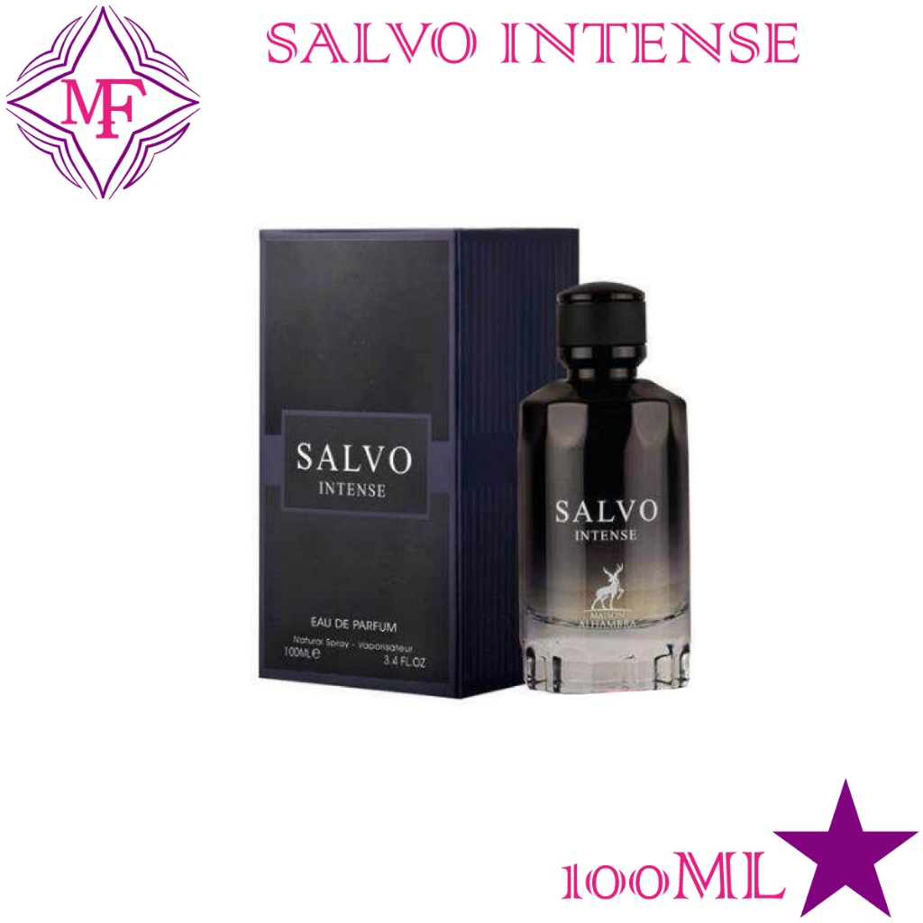 SALVO INTENSE EAU DE PERFUME SPRAY 100ML MAISON ALHAMBRA FOR MEN 100% ...