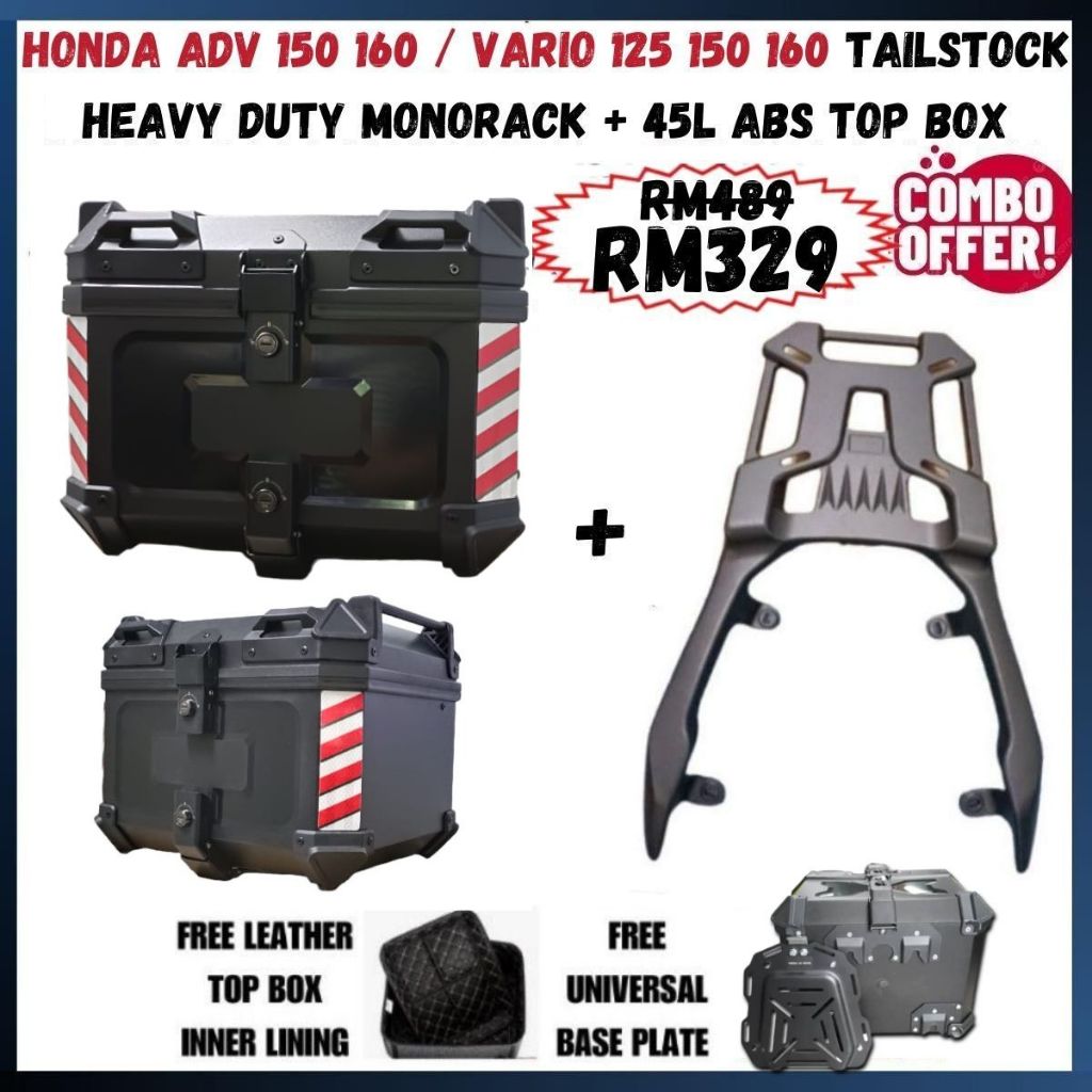HONDA ADV 150 160 VARIO 125 / 150 160 tailstock shelf with luggage rack ...