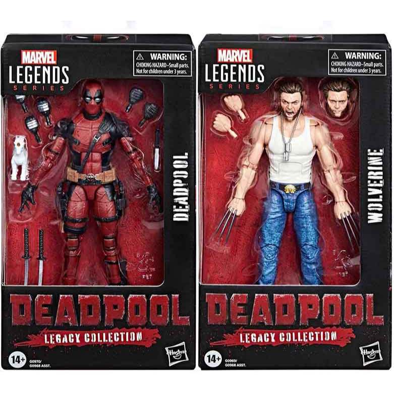 Marvel Legends Deadpool Legacy Collection: Deadpool Wolverine Colossus ...