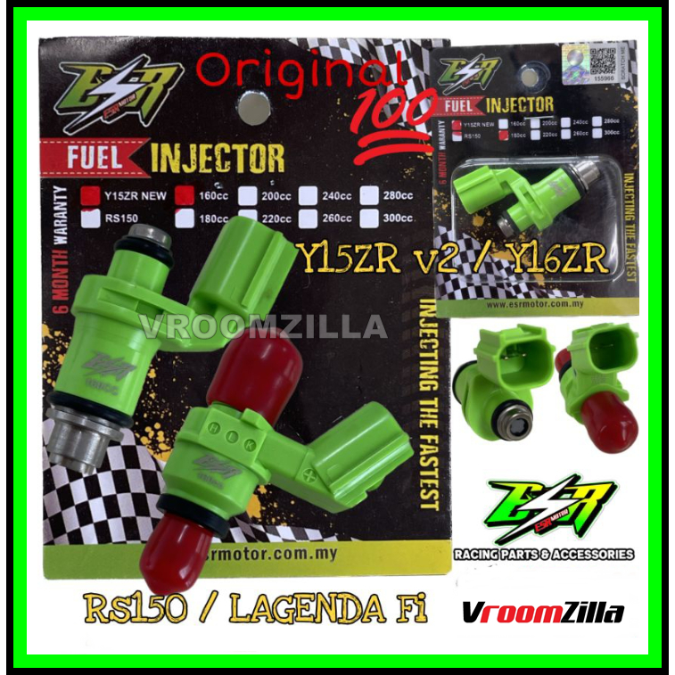 ESR FUEL INJECTOR Y15ZR V2 Y16ZR RS150 SRL115 RED LEO REDLEO uma racing ...