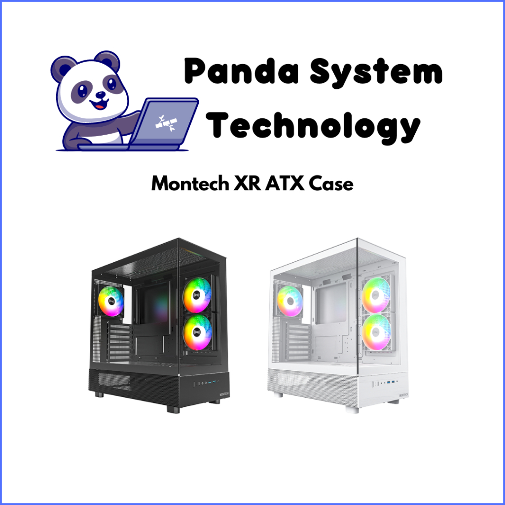 Montech XR ATX Case Black/White cooling performance and modern ...