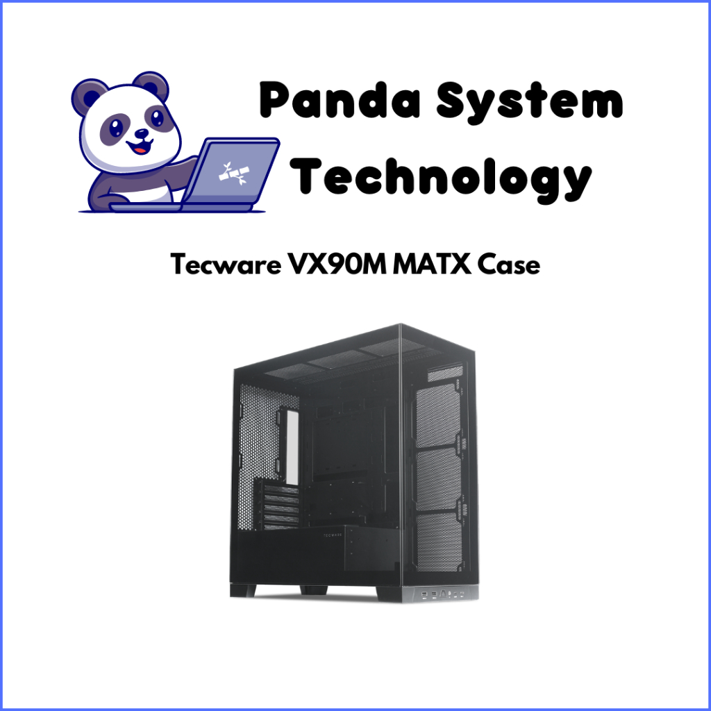 Tecware VX90M MATX Gaming Case - Black | Shopee Singapore