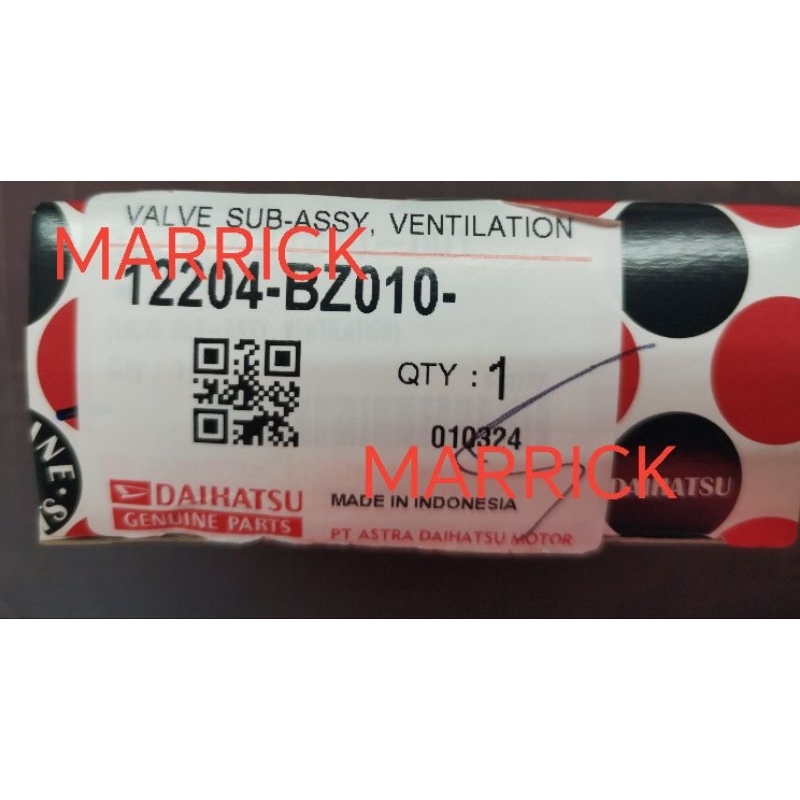 Perodua Myvi Alza Axia PCV Valve Daihatsu | Shopee Singapore