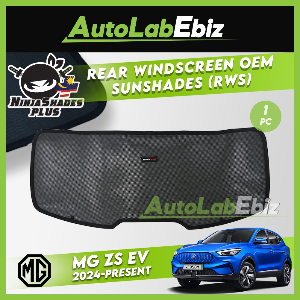 MG ZS EV 2024-Present NinjaShades Plus Rear Windscreen OEM Sunshades ...