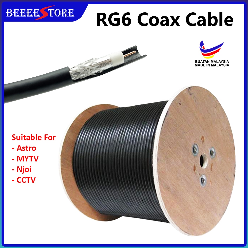 RG-6 COAXIAL CABLE PER METER 1 METER FOR CCTV AND ANTENNA CABLE CCTV ...