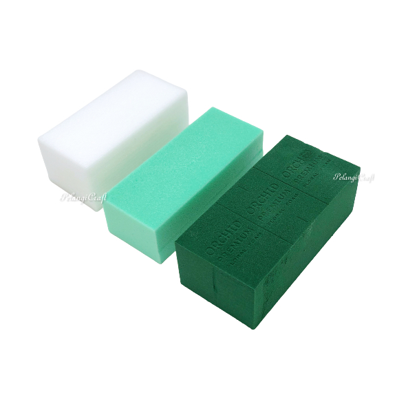 (1PC) Dry Floral Foam Dry Sponge Dry Flower Wet Foam Dry Span Bunga ...