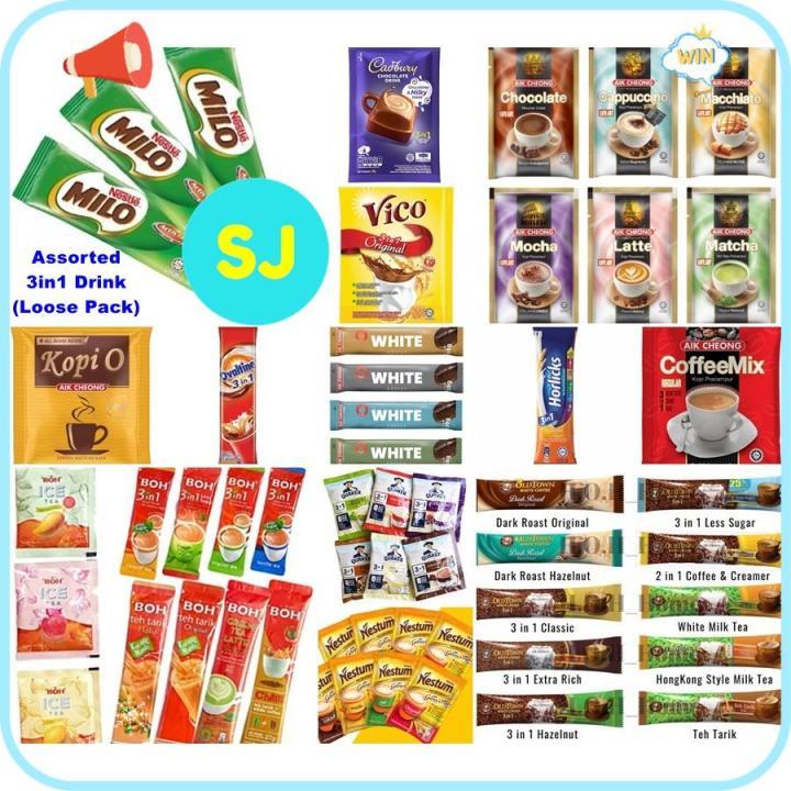 3in1 Instant Coffee Drink Loose Pack Assorted (1 sachet) | Shopee Singapore
