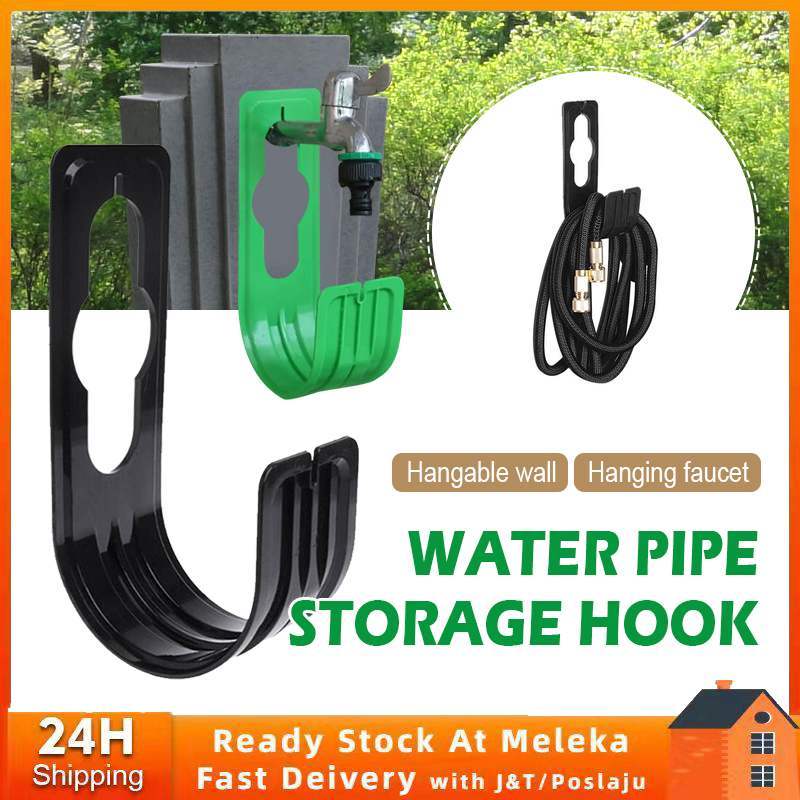 Telescopic Water Pipe Storage Hooks Heavy Duty Hose Hanger Pipes Reel ...