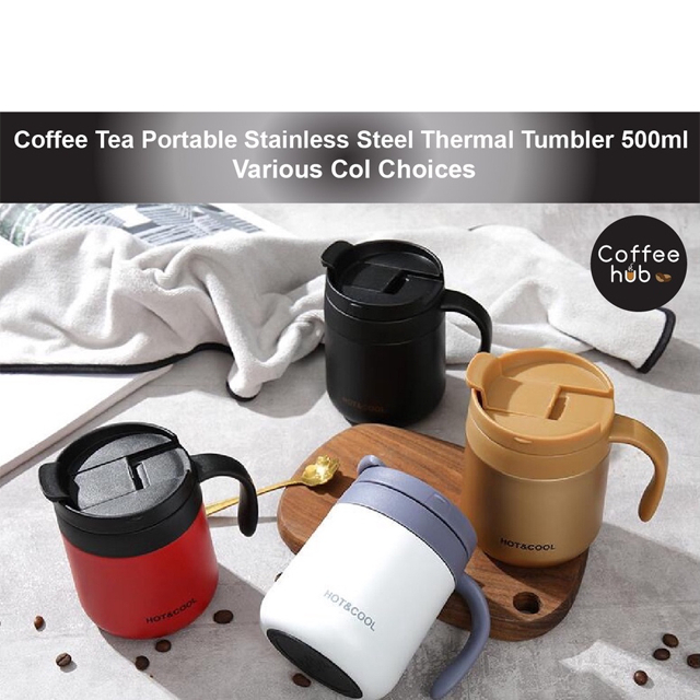 [Shopee Choice]Coffee Espresso Tea Insulated Thermal Mug Tumbler 500ml ...