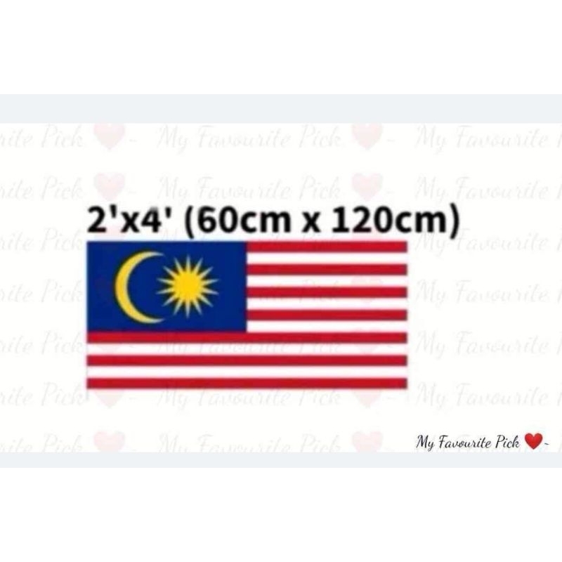 50pcs Flag polyester nylon (2x4 feet) | Shopee Singapore