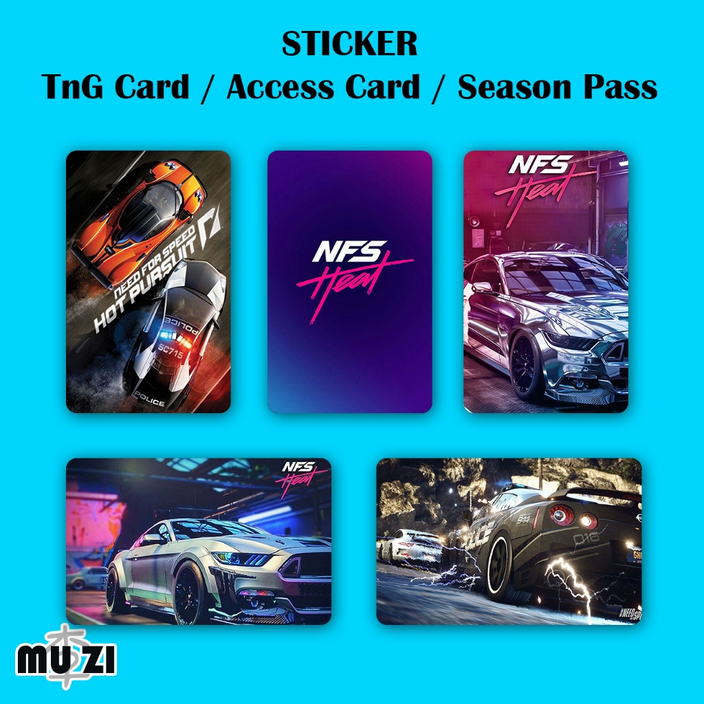 Need For Speed NFS TnG Card STICKER NFC STICKER Waterproof Thick Hard ...