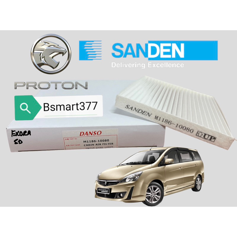 Proton sanden cabin filter exora/exora bold sanden air-cond system ...