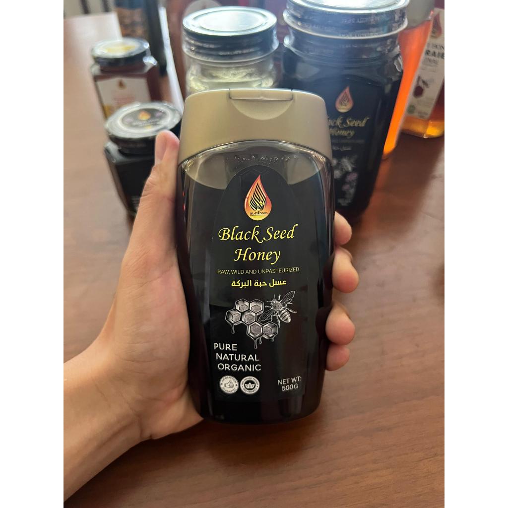 Al-Firdous Black Seed Honey Madu Habbatus Sauda 500g (SQUEEZE) | Shopee ...