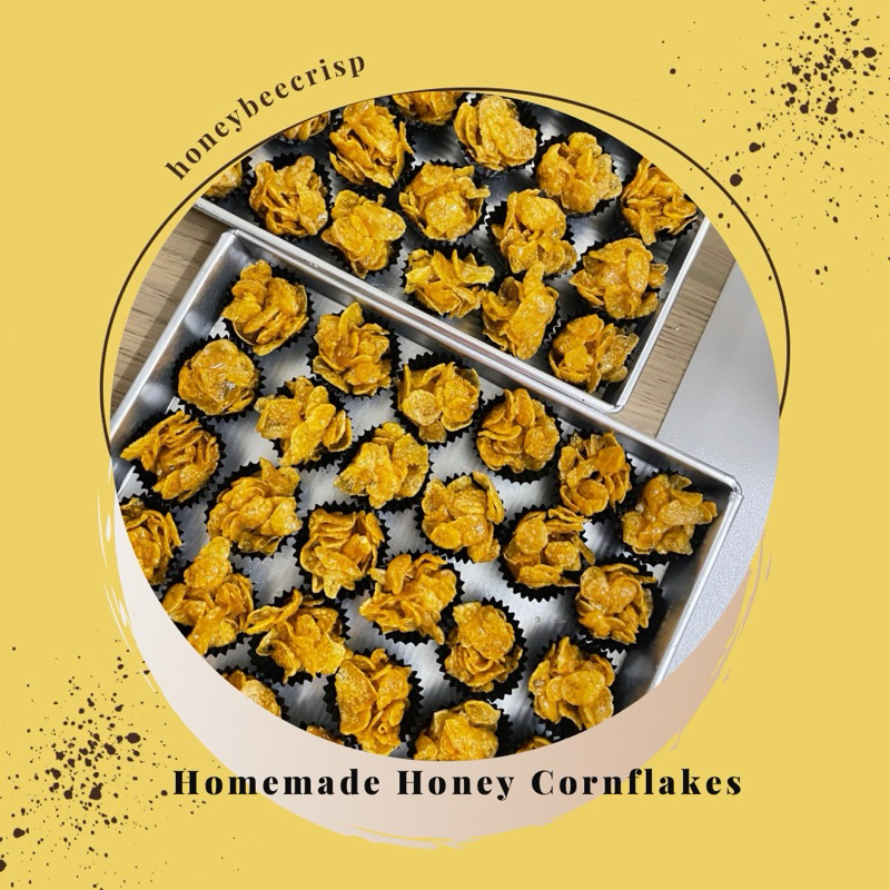 Homemade Cornflakes Madu - Big (250gm / 40-42pcs) Small (150gm / 22-24 ...