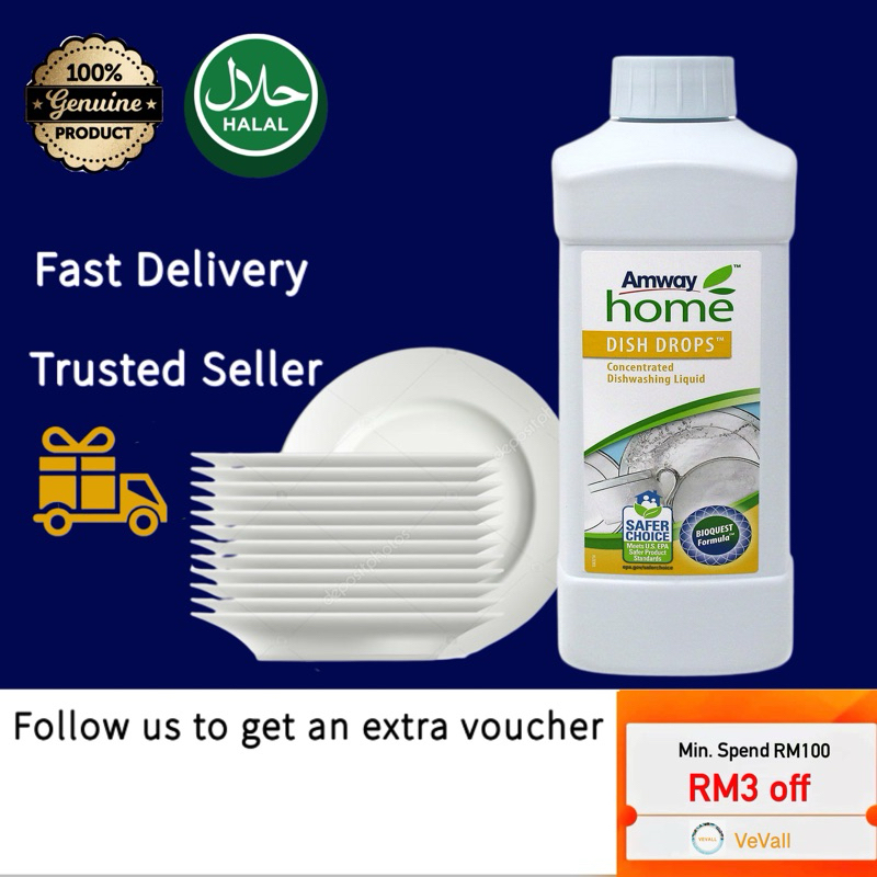 Dish Drop Dish Wash Concentrated Dishwashing Liquid 1L | Shopee Singapore