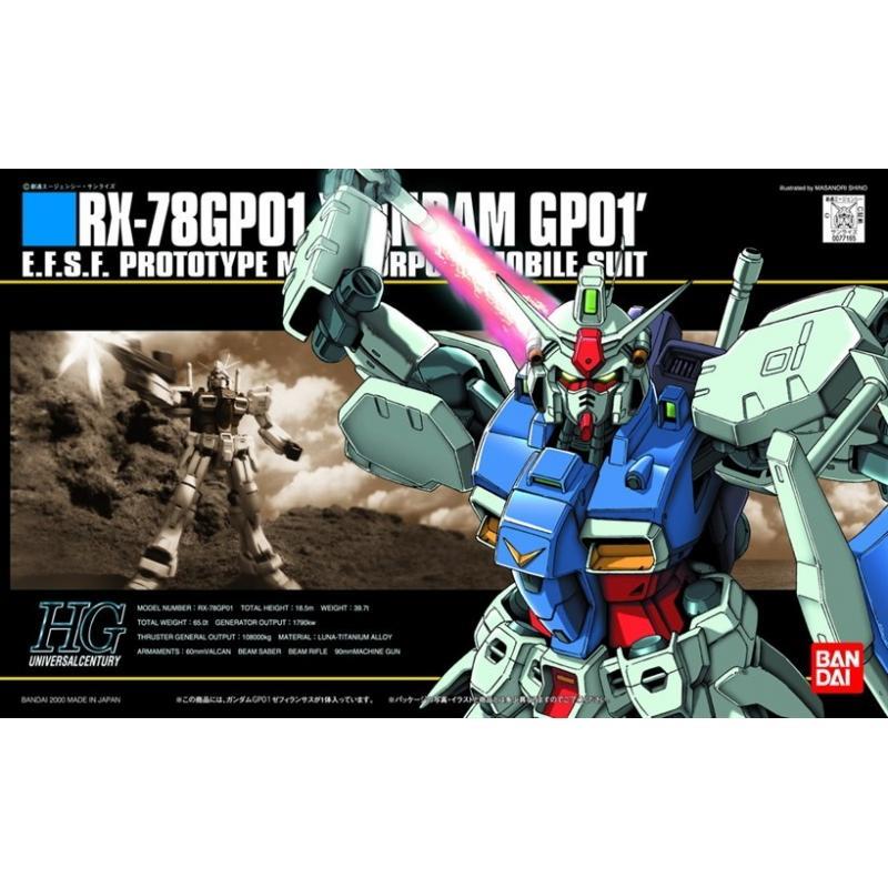 BANDAI HGUC 1/144 RX-78 GP01 GUNDAM ZEPHYRANTHES | Shopee Singapore