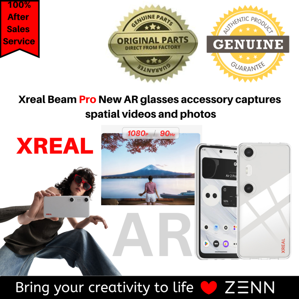 Xreal Beam Pro For XREAL AR GLASS﻿ES VR Portable 3D HD Private 4K Display Giant Screen Cinema ...