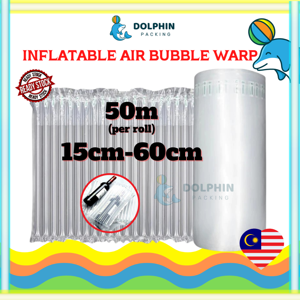 Inflatable Air Bubble Wrap 50M Inflatable Bubble Wrap air bubble wrap ...