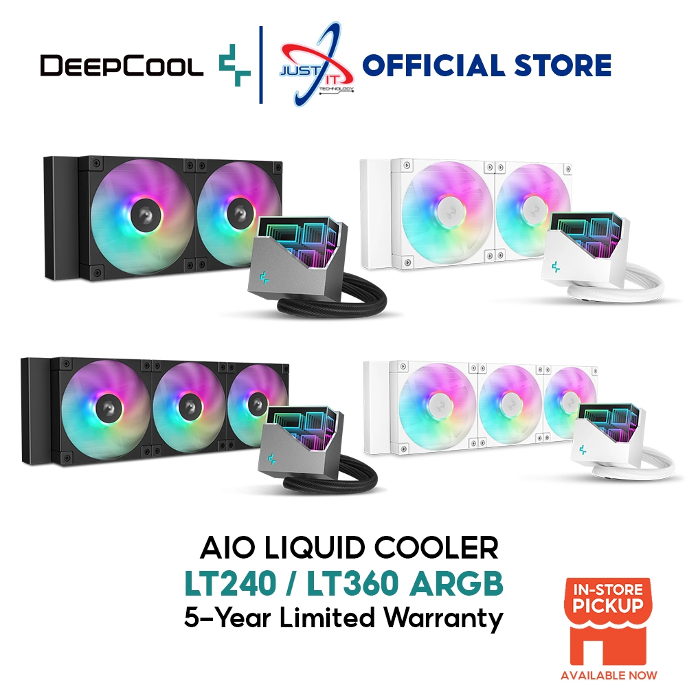DEEPCOOL LT240 / LT360 ARGB AIO LIQUID COOLER | Shopee Singapore