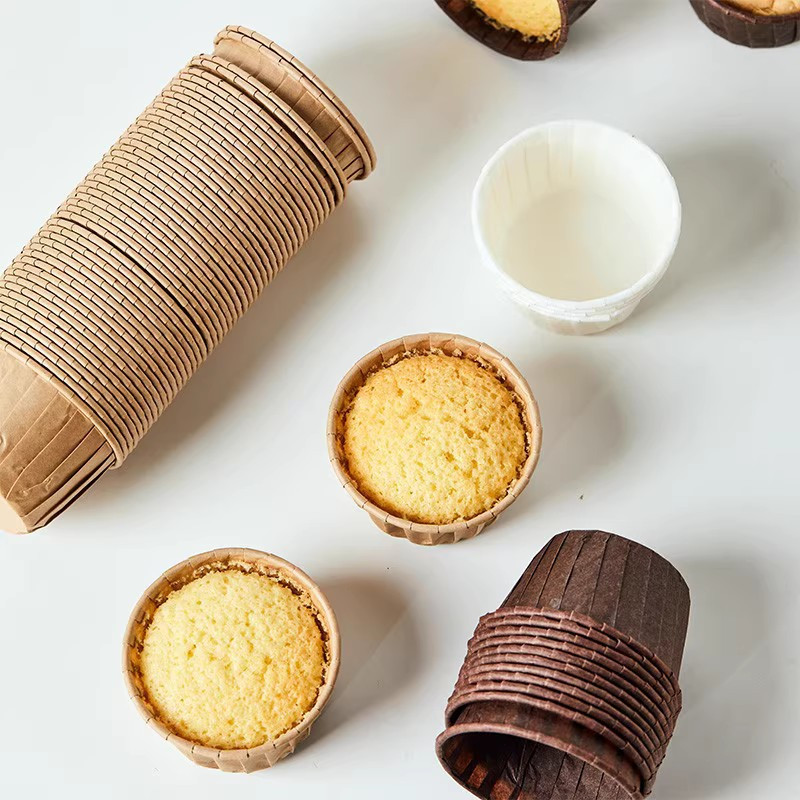 50pcs Style Cupcake Flip Muffin Cup Cake Stand Alone Parchment Paper ...