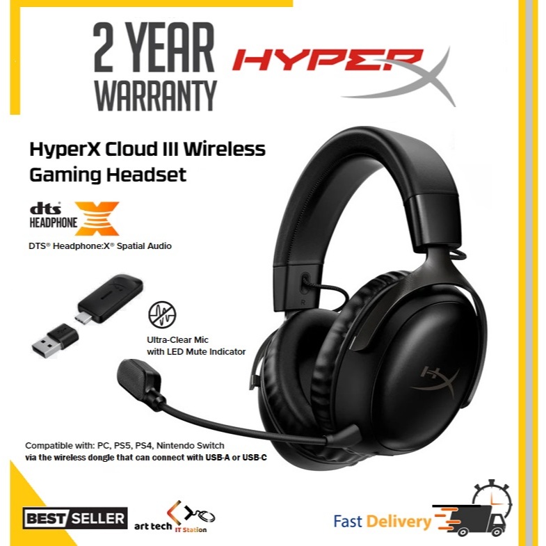 HYPERX CLOUD III / HYPERX CLOUD III WIRELESS CLOUD II WIRELESS GAMING ...