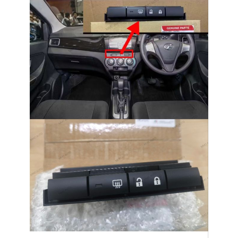 Perodua Bezza Center Switch Door Lock Heater Switch Packing Switch Seat ...