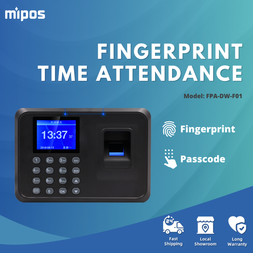 Fingerprint Attendance Machine/Punch Card Machine/Check-in/out Time ...