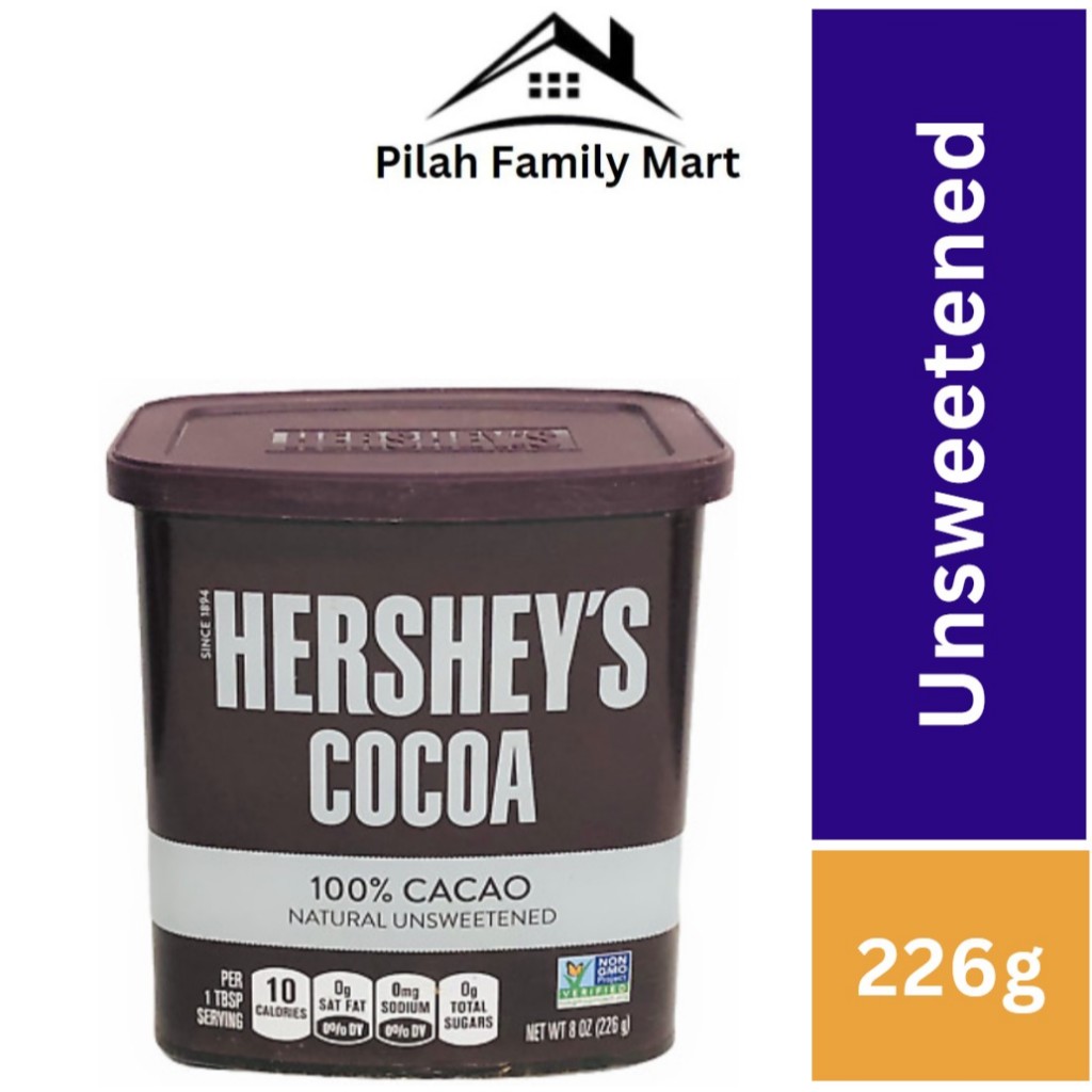 Unsweetened HERSHEYS Cocoa Powder Can 226g | Shopee Singapore