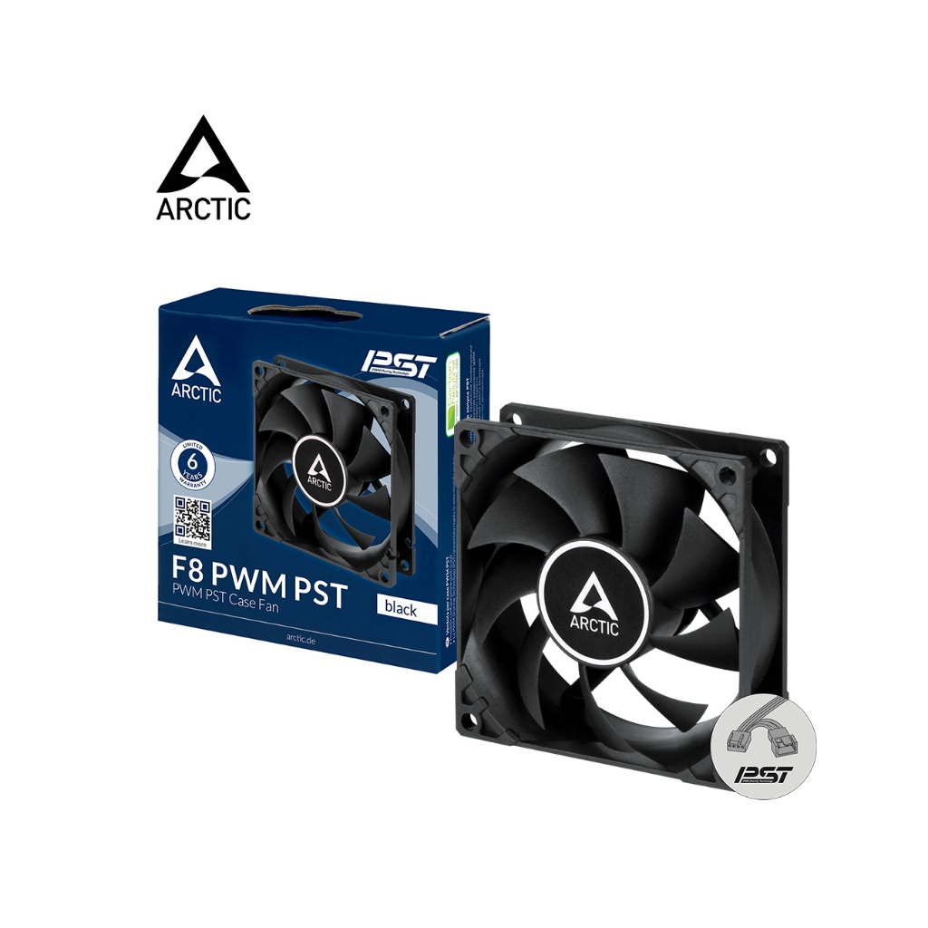 ARCTIC F8 PWM PST 80 mm PWM PST Case Fan with PWM Sharing Technology ...