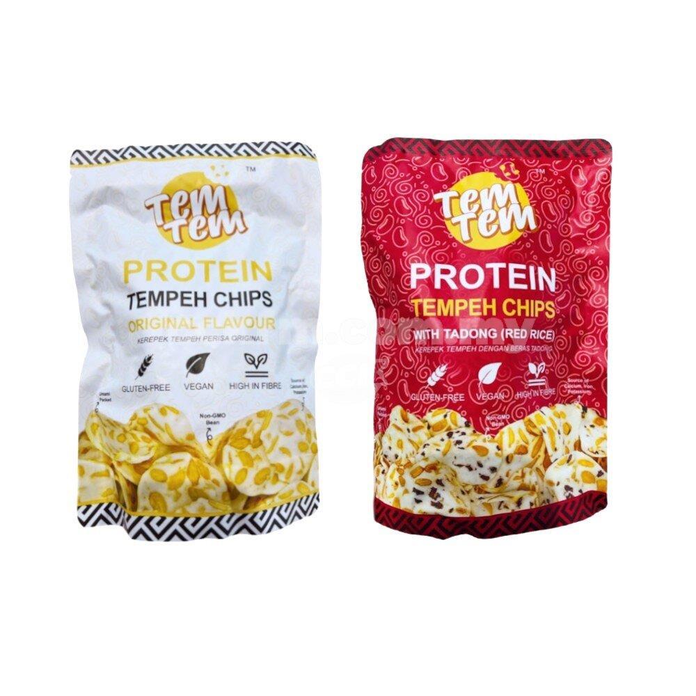TEM TEM Tempeh Chips 100g (Twin-Pack) | Shopee Singapore