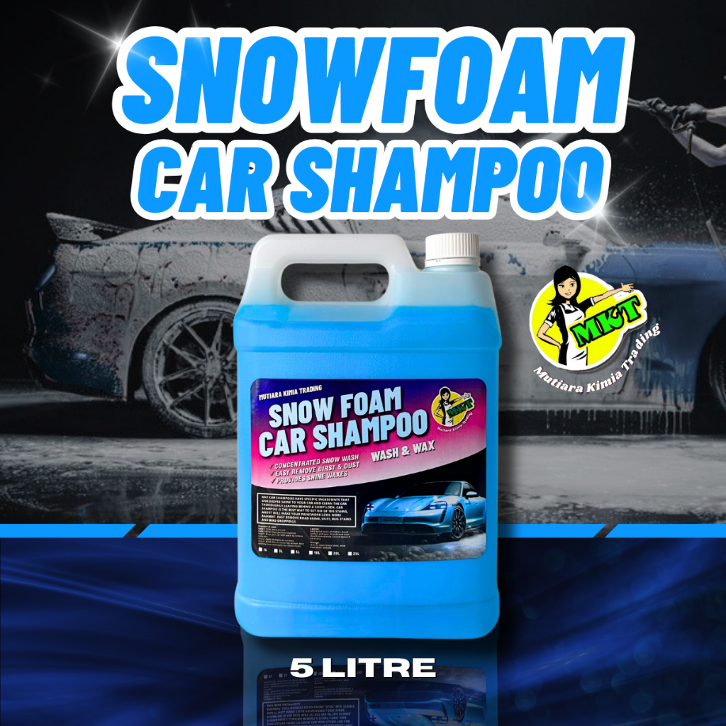 MKT Wash and Wax Nano Car Shampoo foam Sabun kereta Car wash shampoo ...