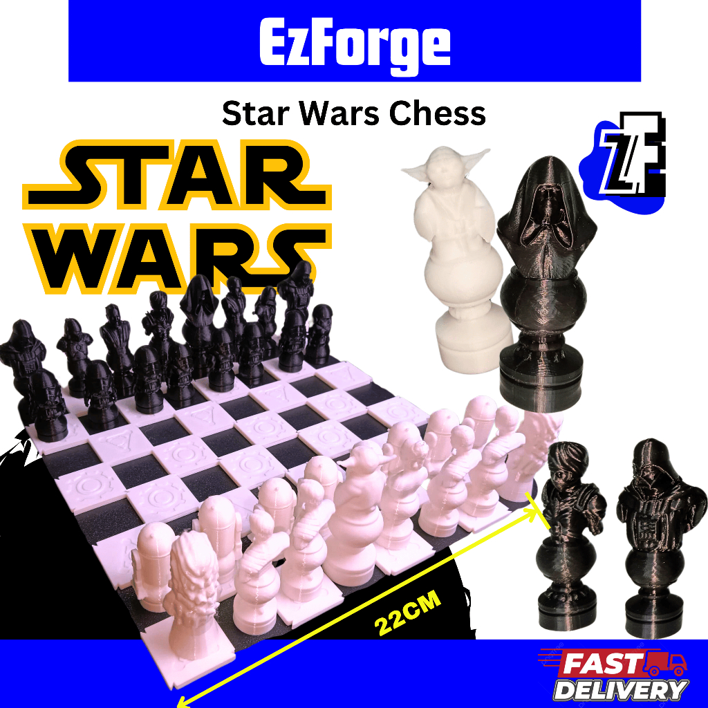 Star Wars Chess Set Board Game International Chess Set Chessmen ...