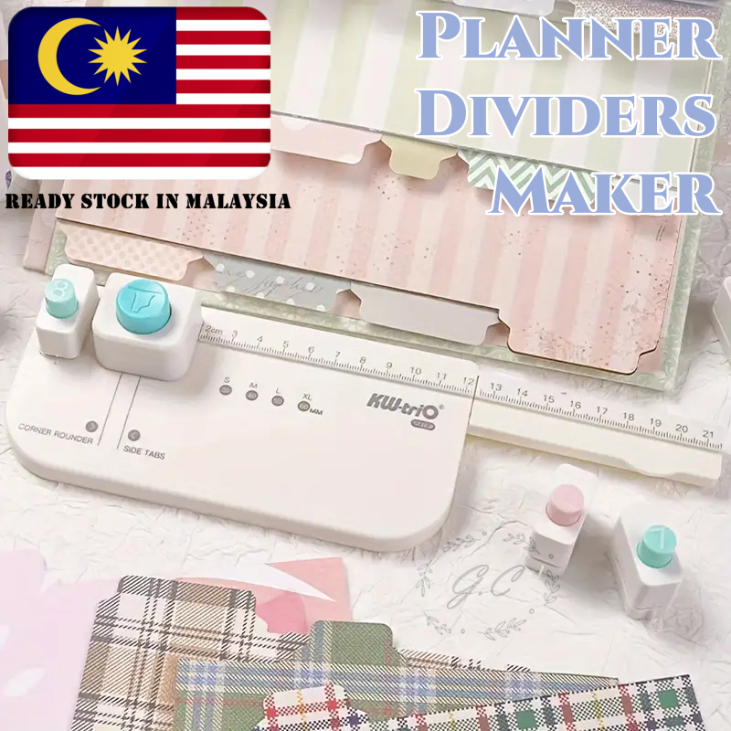 Multipurpose Planner Dividers Maker I Index Tab Punch Board Page ...