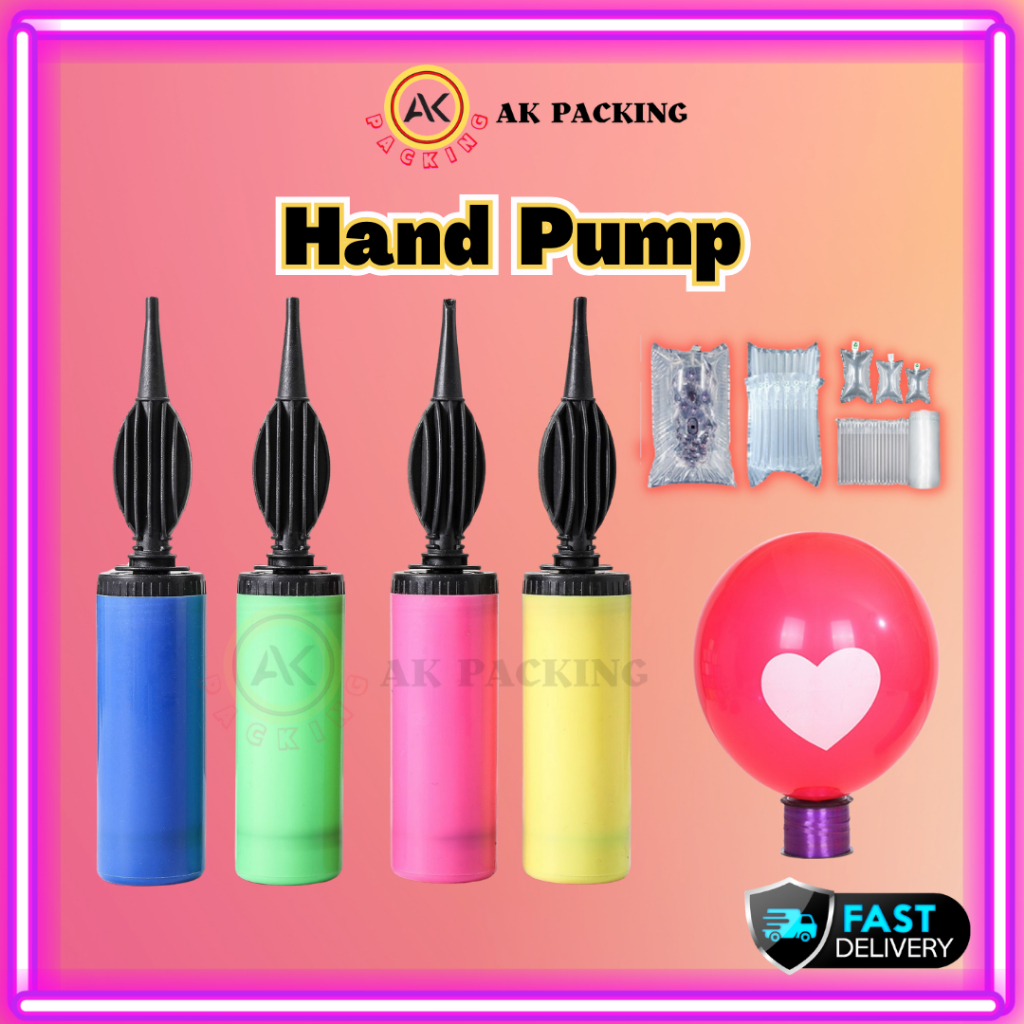 Balloon Hand Air Pump 2 Way Pump ( Random Color ) Hand pump Air pump ...