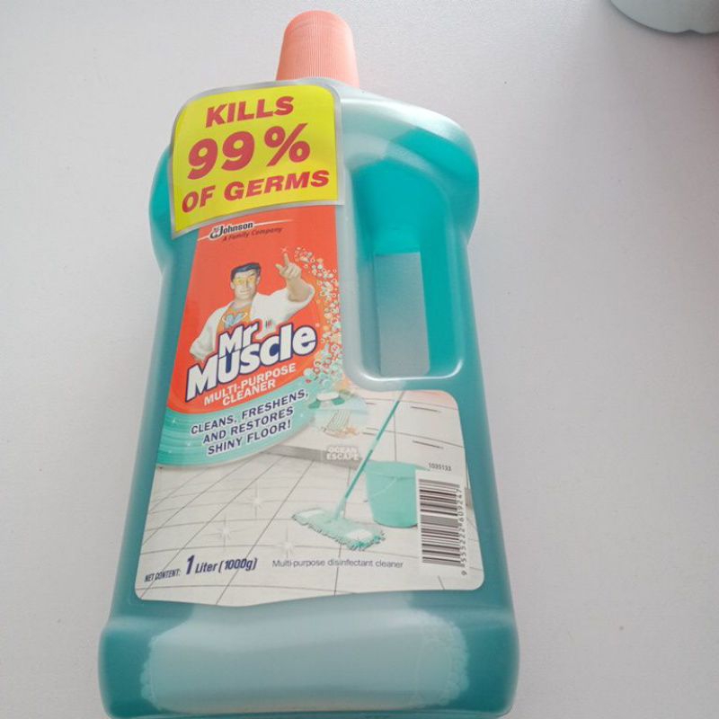 MR MUSCLE MULTI - PURPOSE CLEANER OCEAN BLUE 1L | Shopee Singapore