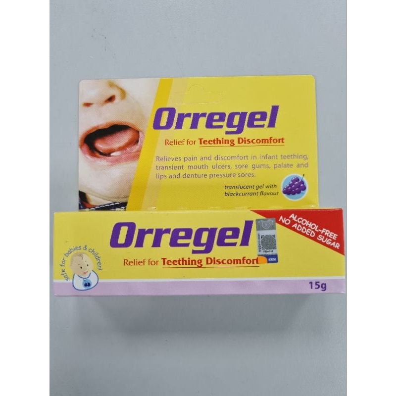 Orregel (oral gel) Sakit Luka Ulser Mulut/ Pertumbuhan Gigi Mouth Ulcer ...