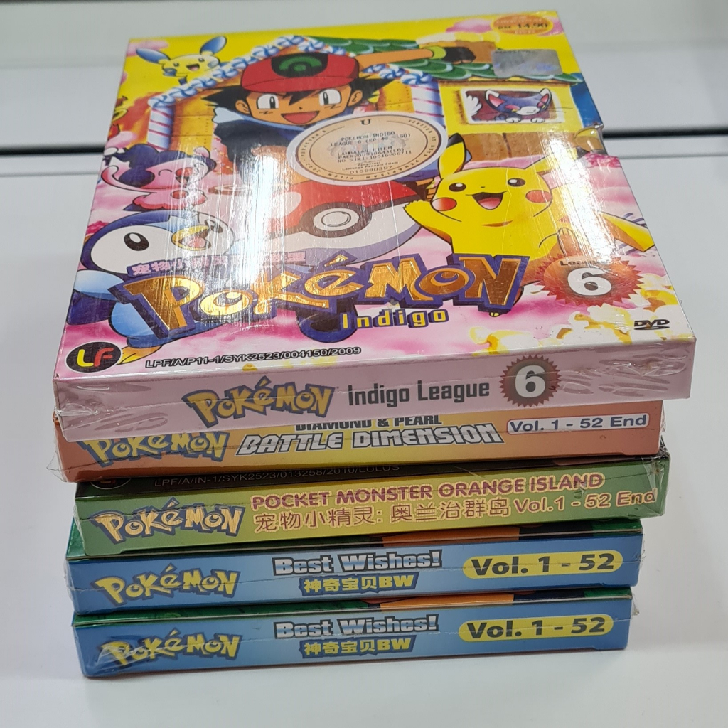 Pokemon Local Licensed different TV Series DVD Collection Mutiple Dub ...